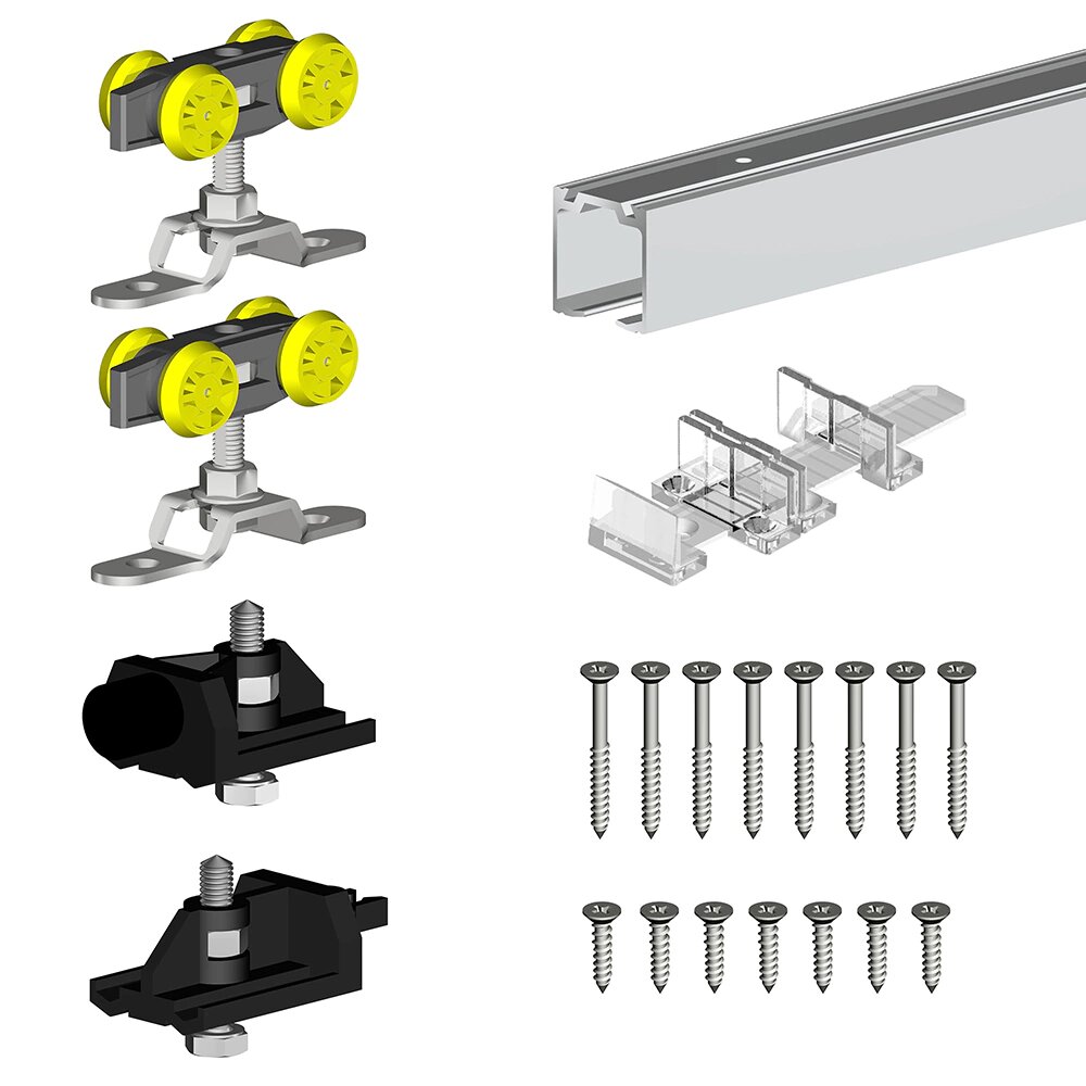 Механизм для раздвижной двери Valcomp Herkules на 1 полотно до 60 кг 1800 мм