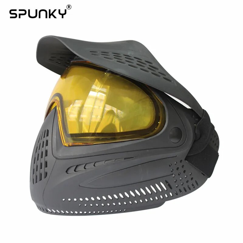 Пейнтбольная маска Spunky PMC01 Black with Visor