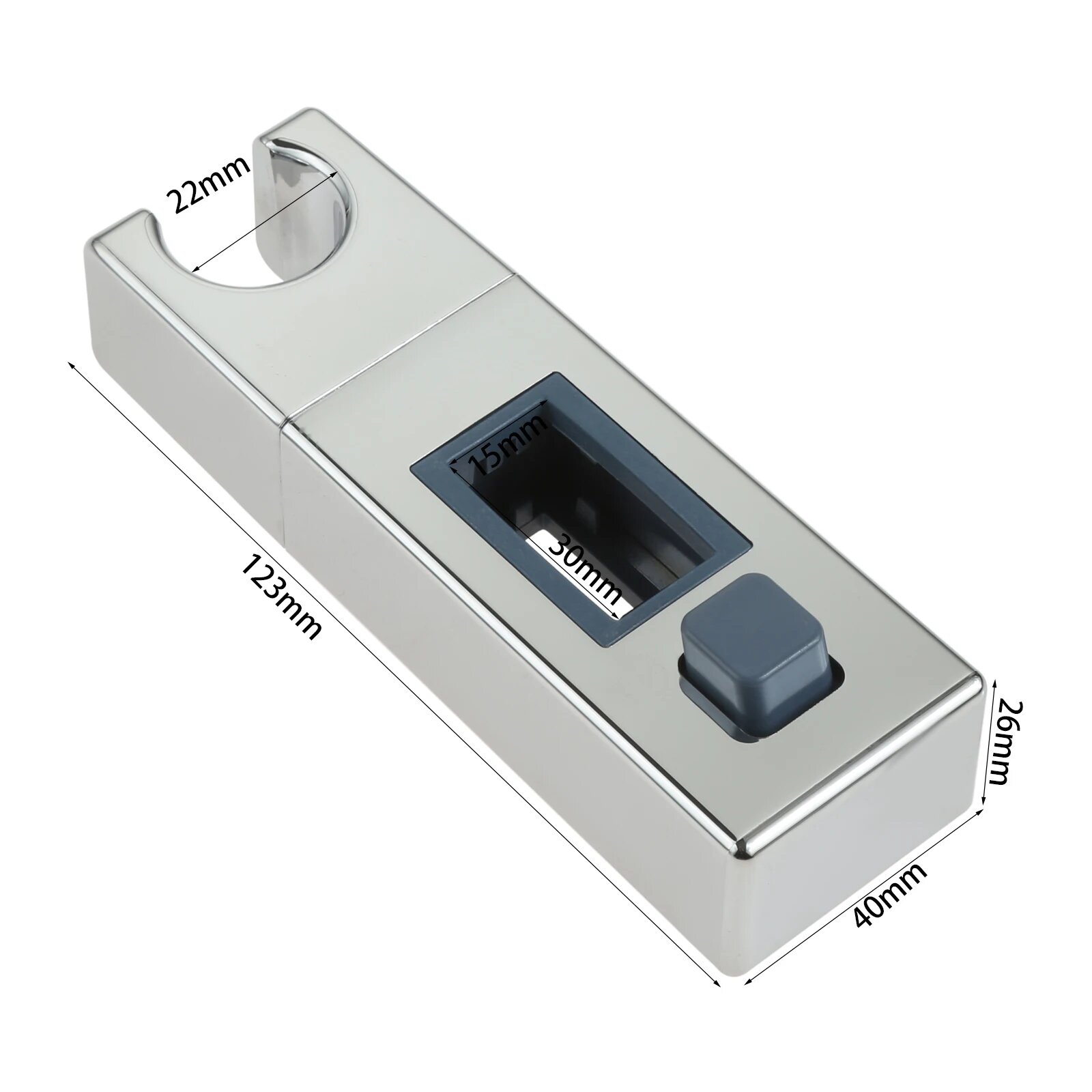 Держатель для душевой лейки ABS Plastic 30x15mm tube dia.