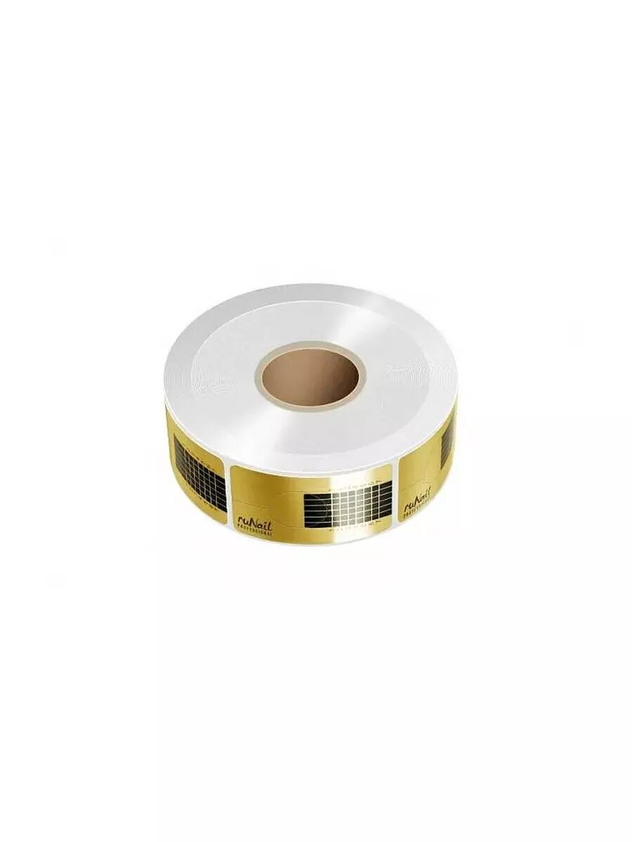 Одноразовые формы нижние Runail №0796 (узкие, золотые), 500 шт