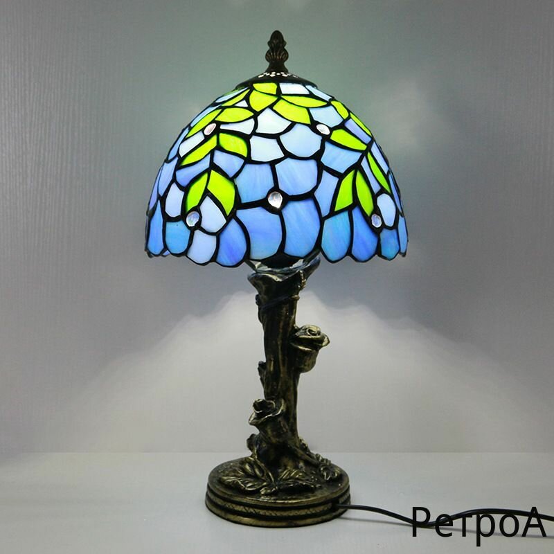 Лампа настольная Винтажный стиль Тиффани РетроA P010A