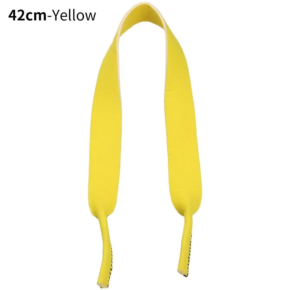 Спортивный ремешок-держатель для солнцезащитных очков, веревка для шеи, шнур для Желтый, Yellow-42cm
