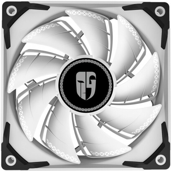 Вентилятор для корпуса Deepcool TF120 S WHITE (120x120x25mm, 500-1800rpm, 64.4 CFM, 32.1 dBA, 4-pin PWM Retail BOX)