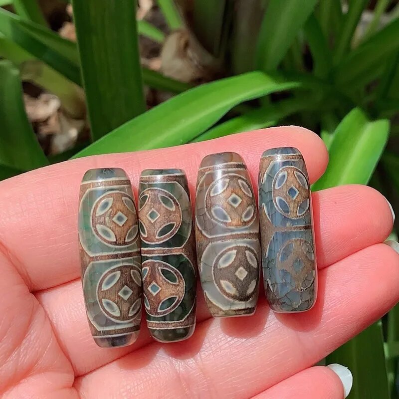 1 шт. 30 мм прилагается старинная монета натурального ювелирные изделия тибетский Агаты бусины Винтаж, темно-синий, серый, зеленый камень: агат бусины для Для женщин мужские рейки из драгоценных камней