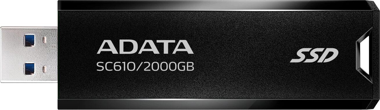 Внешний диск SSD A-Data SC610, 2ТБ, черный [sc610-2000g-cbk/rd]