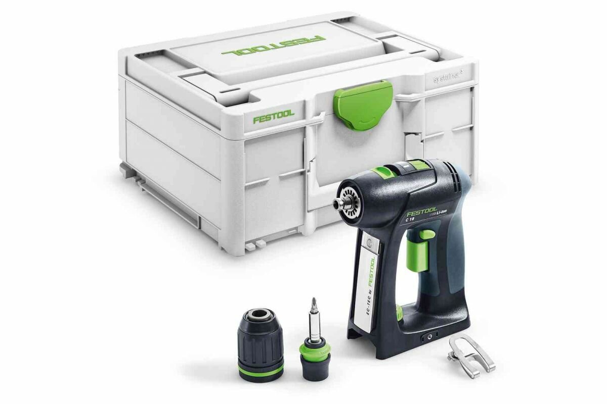 Аккумуляторная дрель-шуруповерт Festool C 18-Basic 576434, Германия