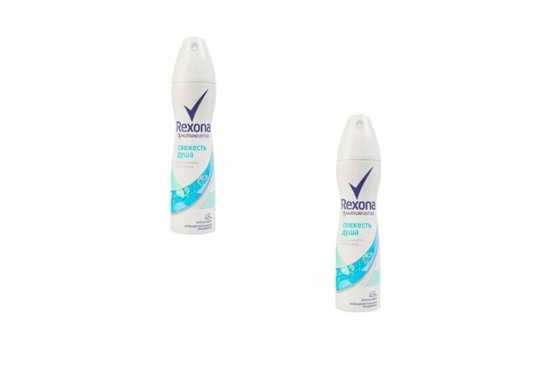 Дезодорант-спрей Rexona, Свежесть душа, женский, 150 мл, 2 шт.