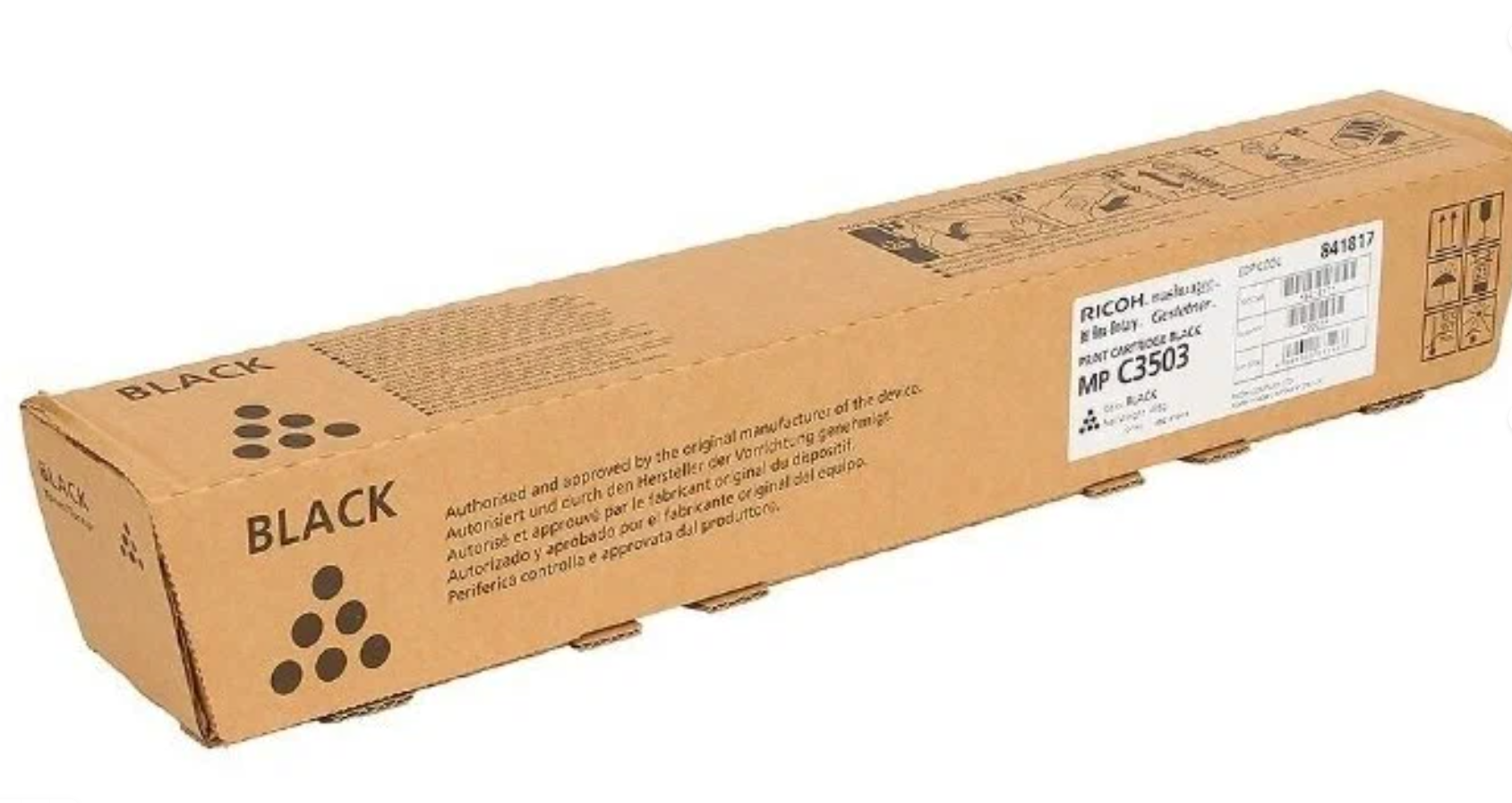 Картридж Ricoh MP C3503, для лазерной печати, 29 500стр, черный