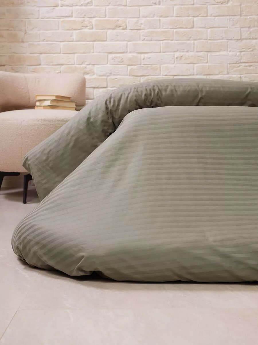 Пододеяльник SANPA HOME, 200х220 см, евро, на молнии, Сатин Делюкс, 100% хлопок