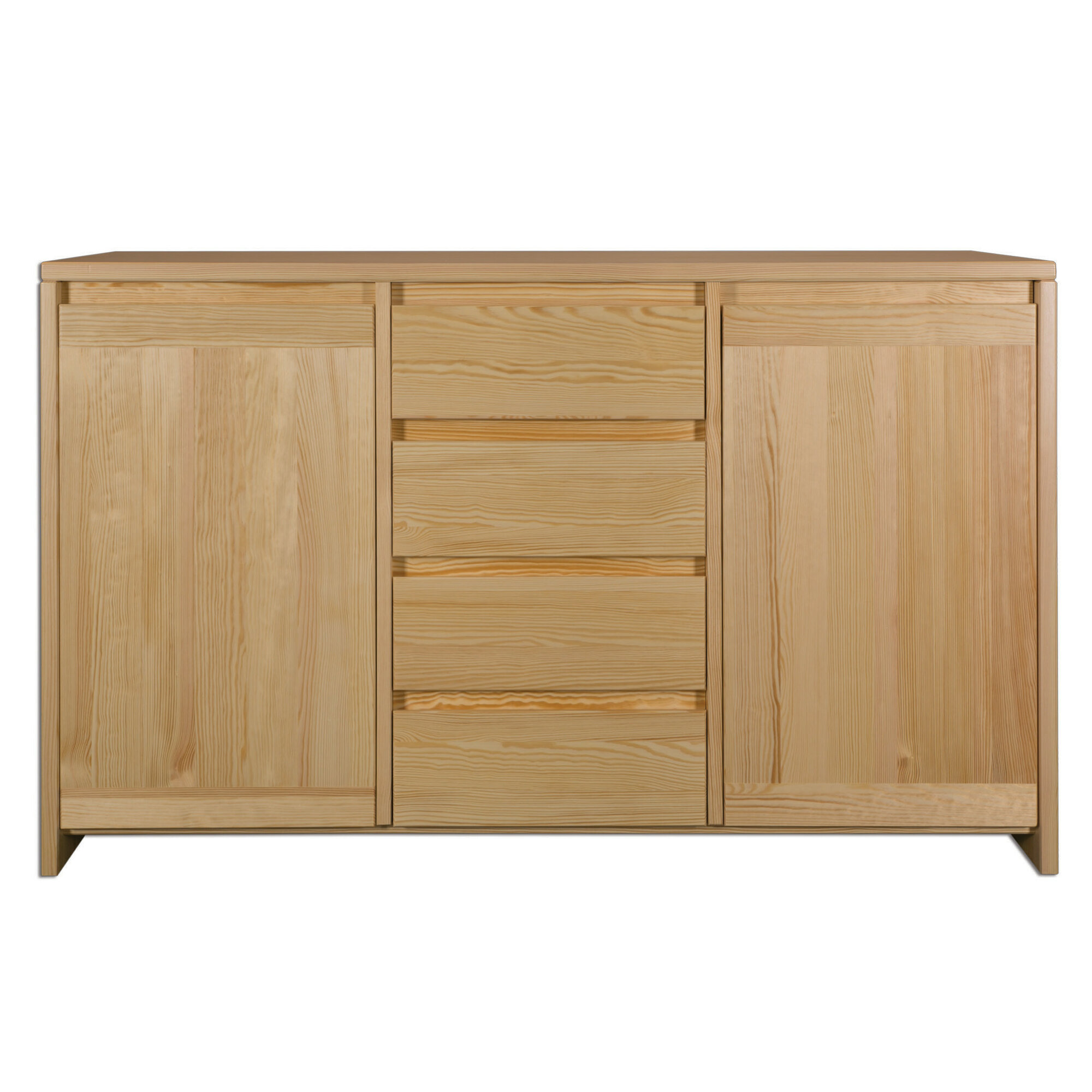 Комод Ника 2 дверки ящики рианна из массива сосны 125*40*100