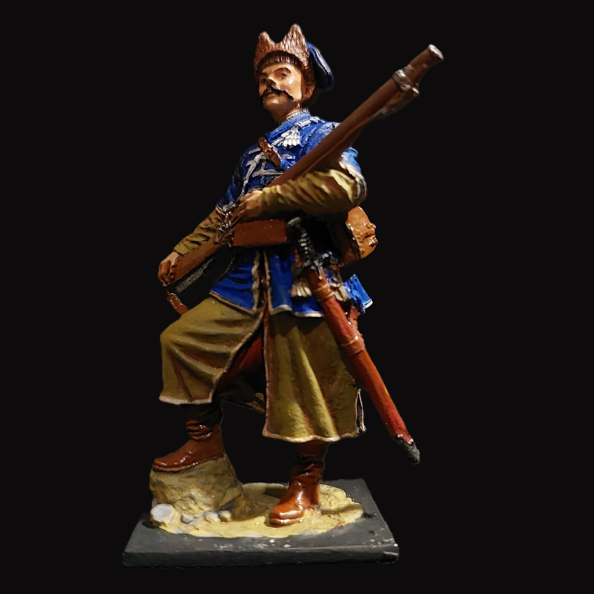 Оловянная фигура "Украинский казак, 17 век"