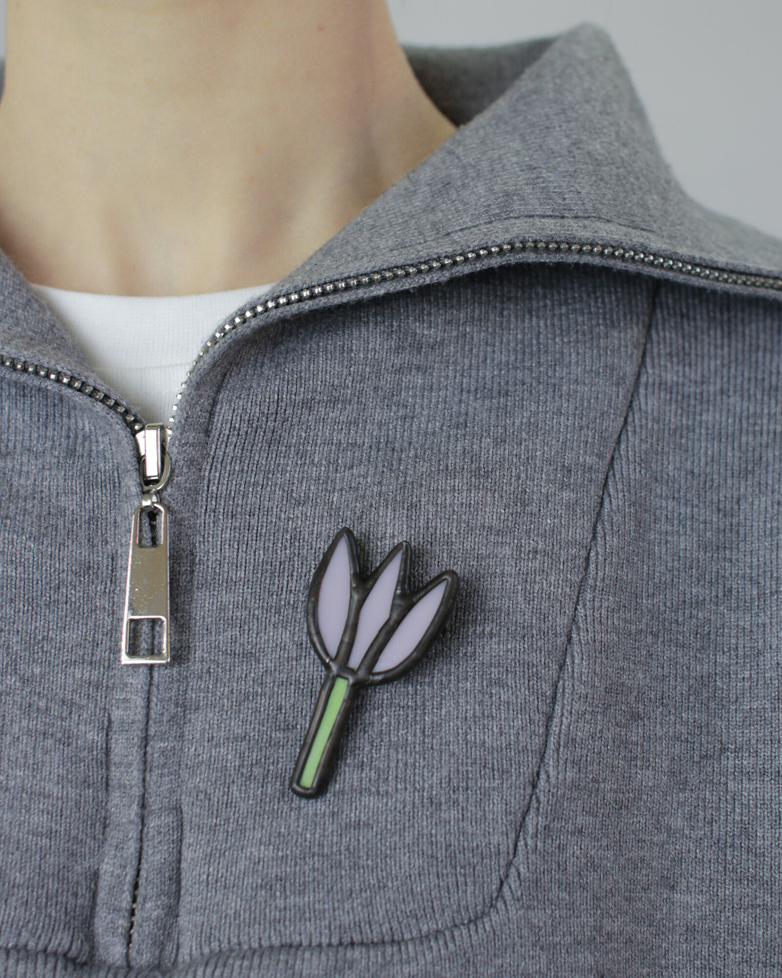 Брошь, стекло