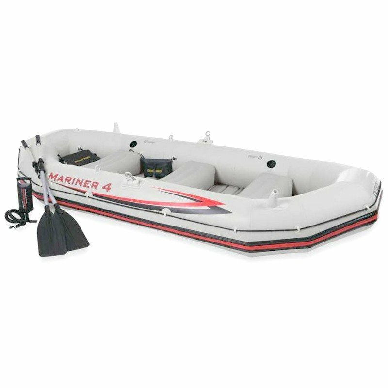 Лодка надувная Intex "Mariner", армированный ПВХ, 328x145x48 см, 4 места