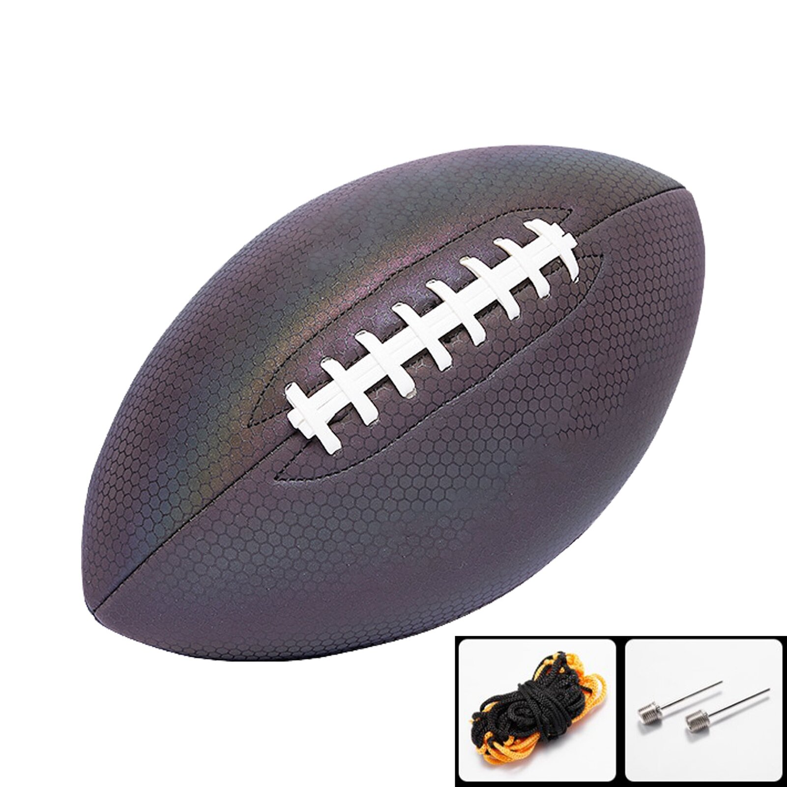 Светящий флуоресцентный рефлексивный футбольный футбол American Standard Game Training Ball
