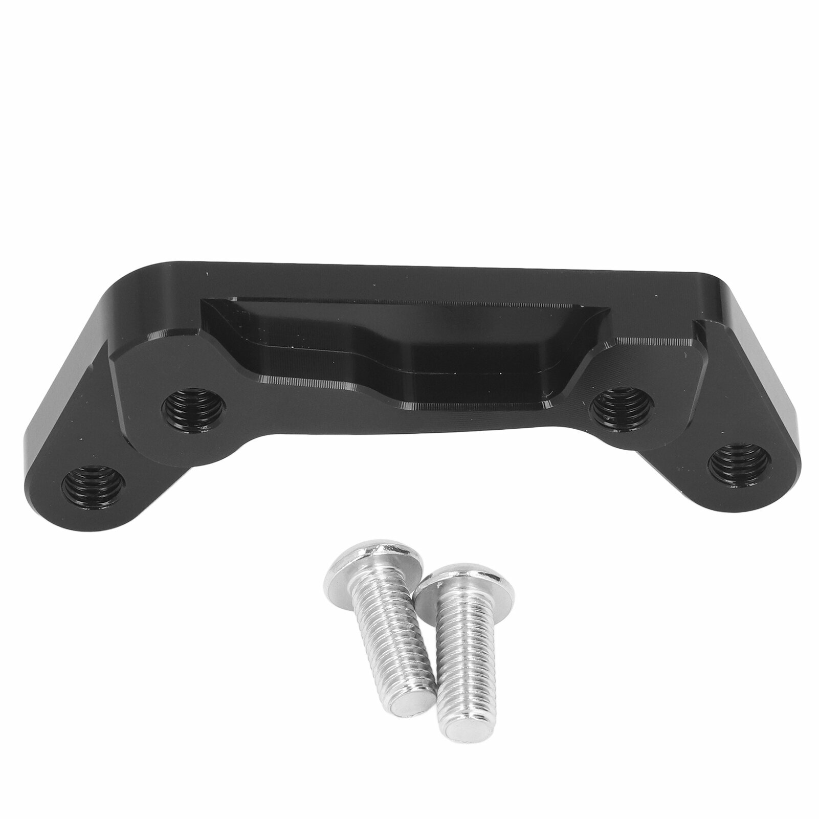 Алюминиевый переходник заднего тормозного суппорта мотоцикла с винтами для Vespa GTS GTV300 (черный).