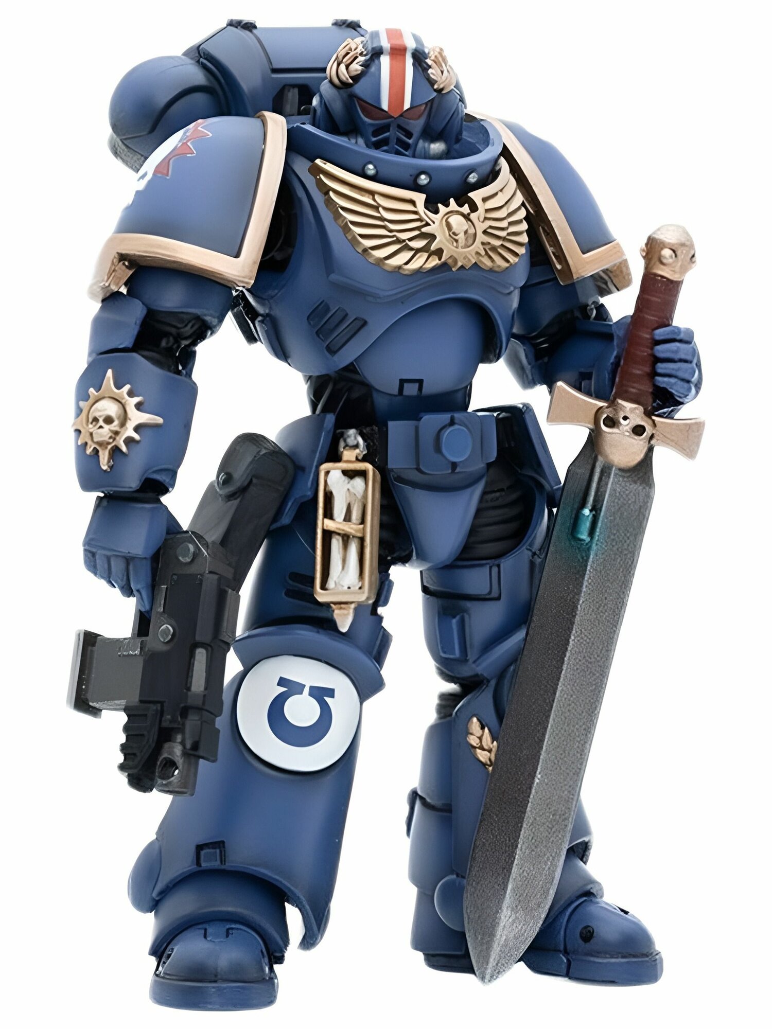 Подвижная фигурка Warhammer 40K Ultramarines Primaris Lieutenant Argaranthe Подарок на день рождения коллекция игрушек