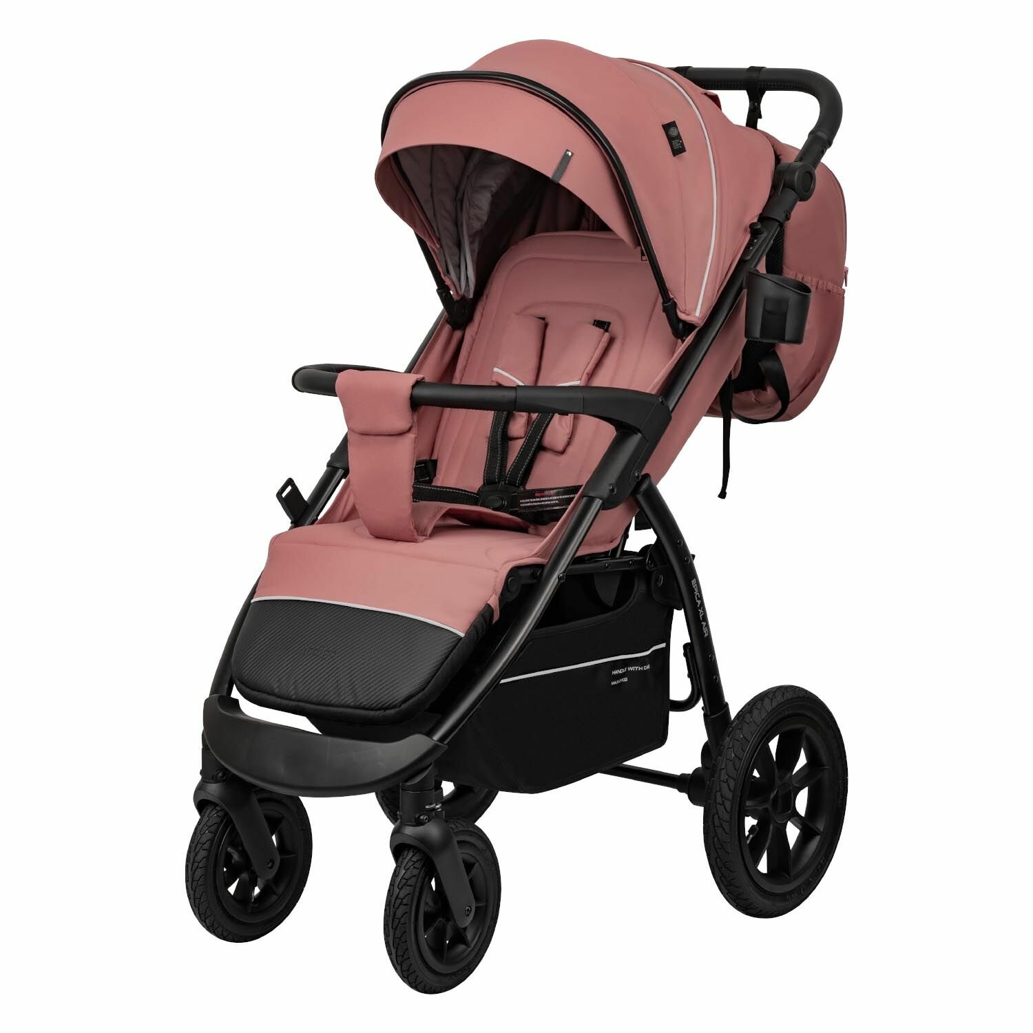 Коляска прогулочная Indigo EPICA XL AIR с сумкой 2025 розовый