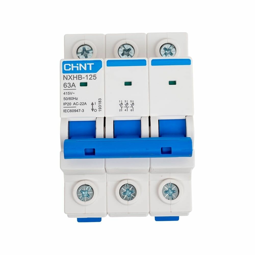 Выключатель нагрузки 3п 63А NXHB-125 (R) CHINT 193183