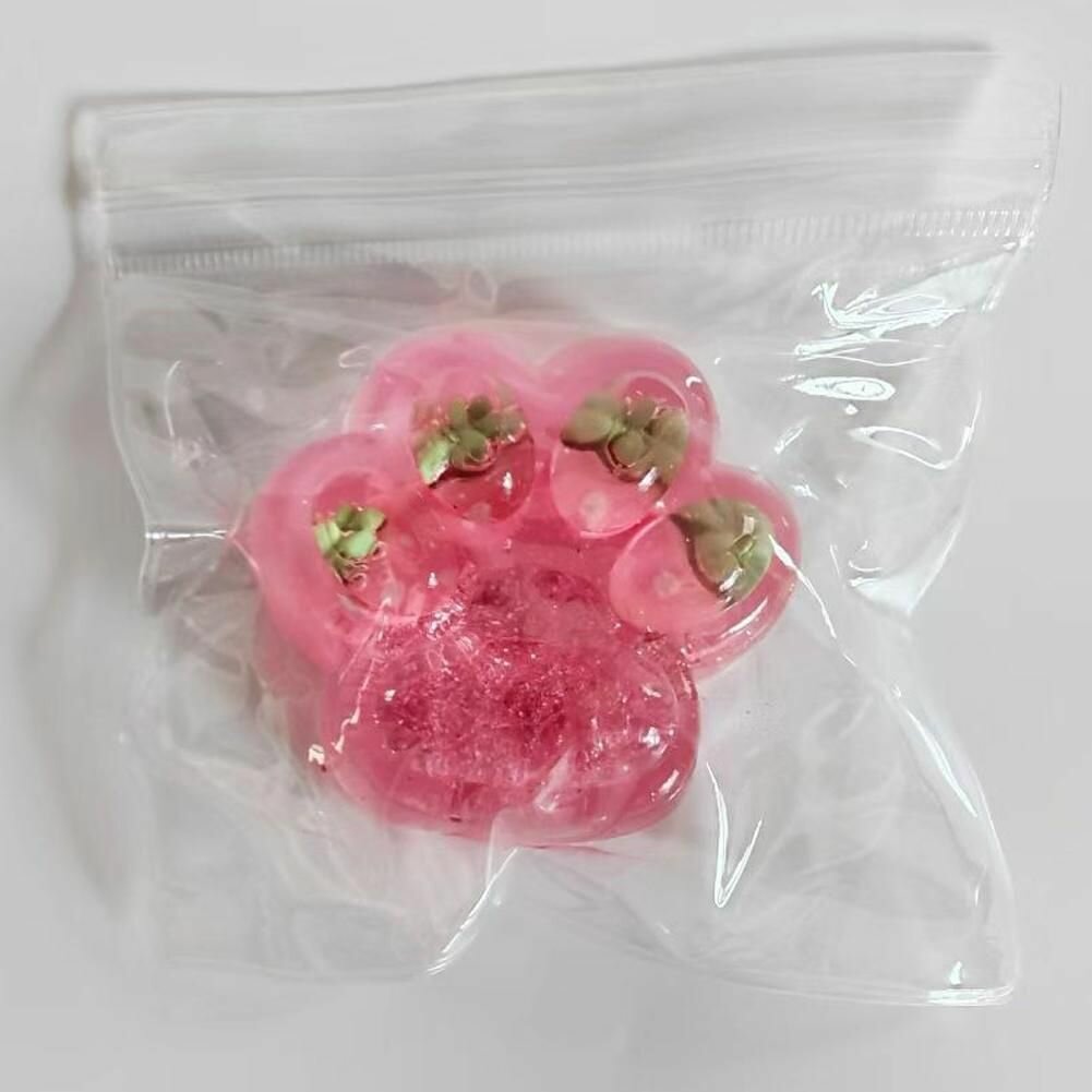 Милая желейная антистрессовая игрушка в форме кошачьего когтя