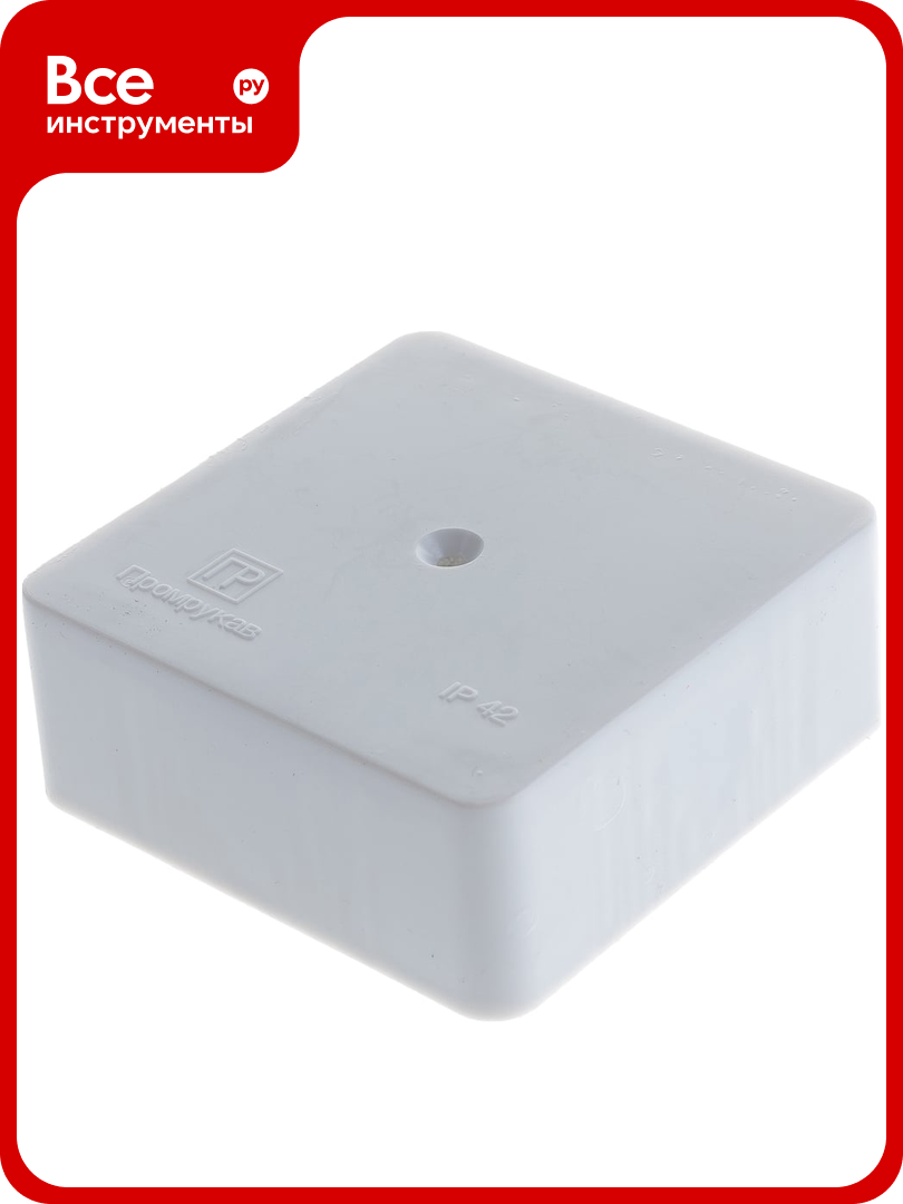 Огнестойкая коробка Промрукав для кабель-канала Е15-Е120 75х75х30 40-0450-FR1.5-4