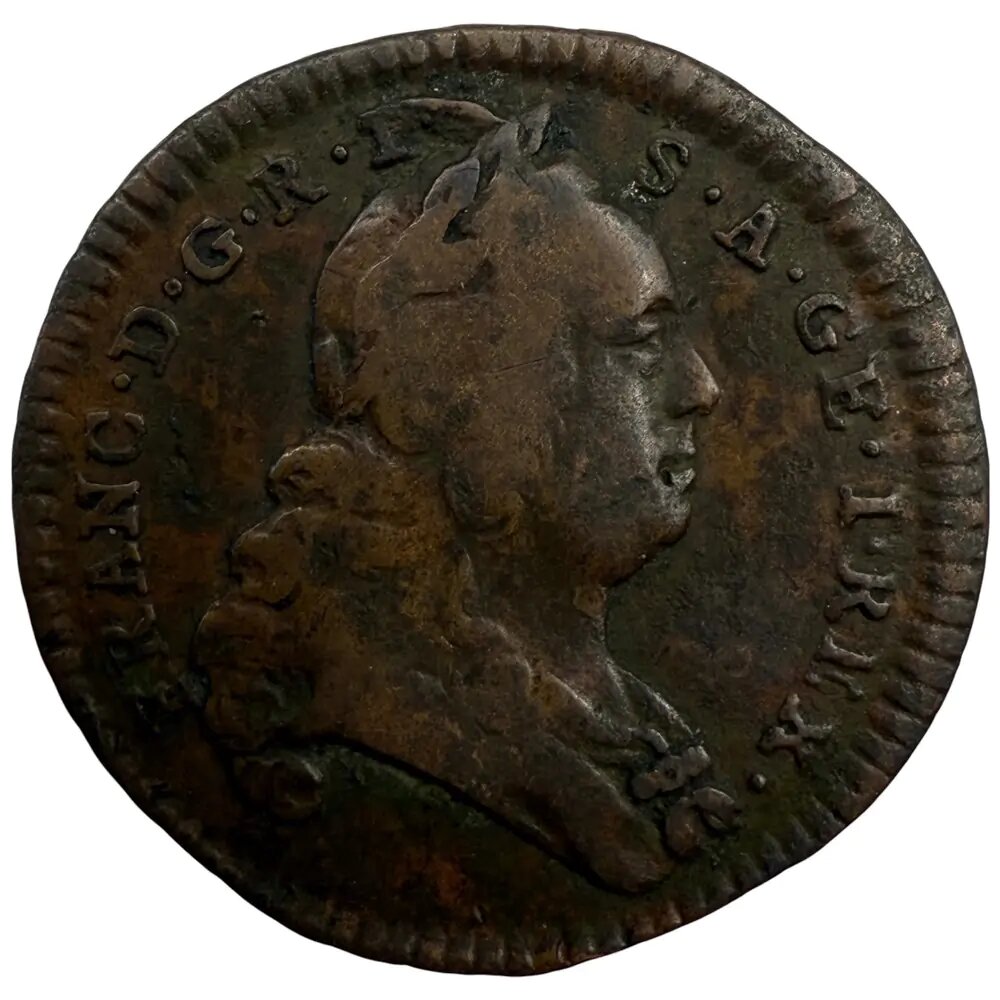 Австрия 1 пфенниг 1759 г. (Франц I) (WI)