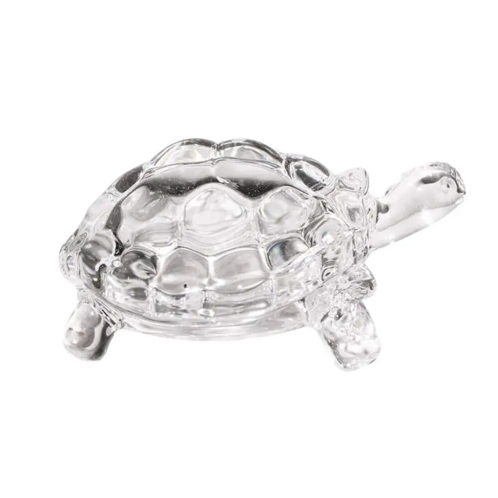 Стеклянная статуя черепаха