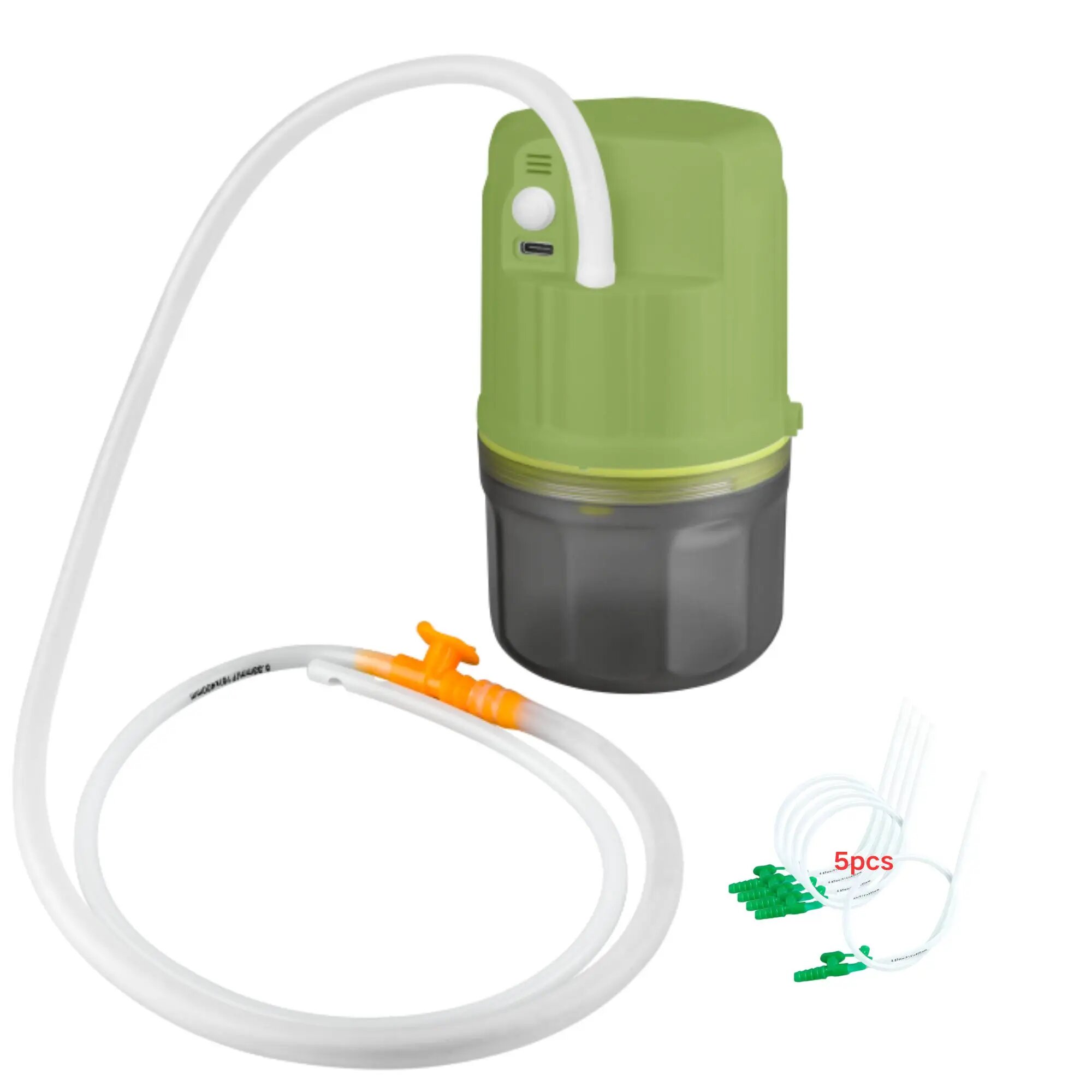 Электрическая машина для отсасывания мокроты 100 мл, аспирационный блок, малошумный вакуумный насос, электрическая аспирационная машина для домашнего использования