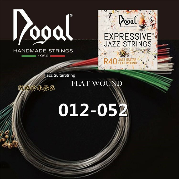 Музыкальный магазин Azuo: Струны DOGAL, итальянские струны ручной работы. Струны для джазовой гитары FLATWOUND 12-52