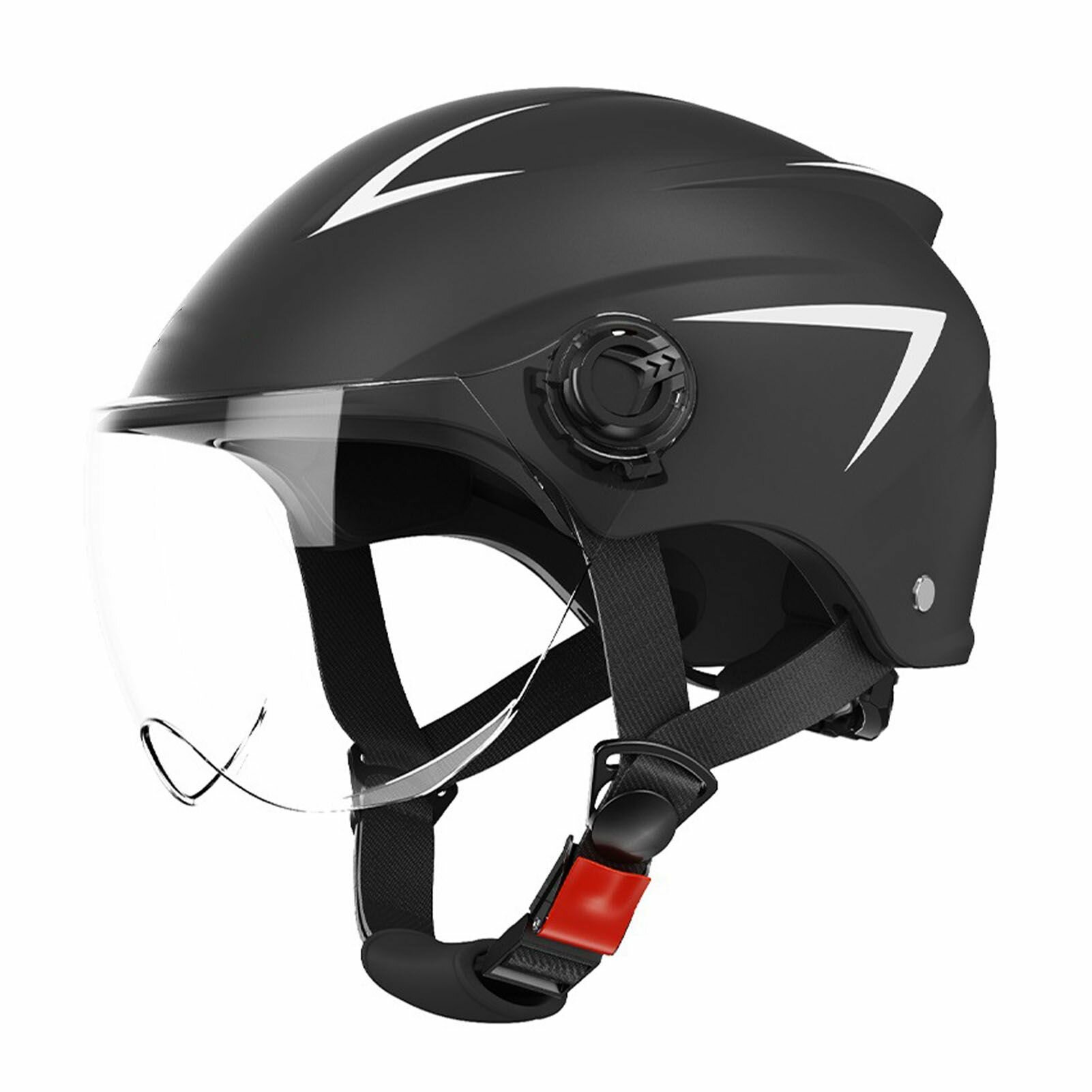 Шлем с защитой от солнца, откидной, унисекс, черный