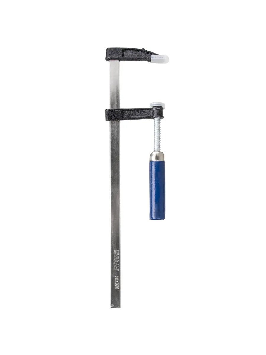 Струбцина F-образная 50 x 300 мм, деревянная рукоятка