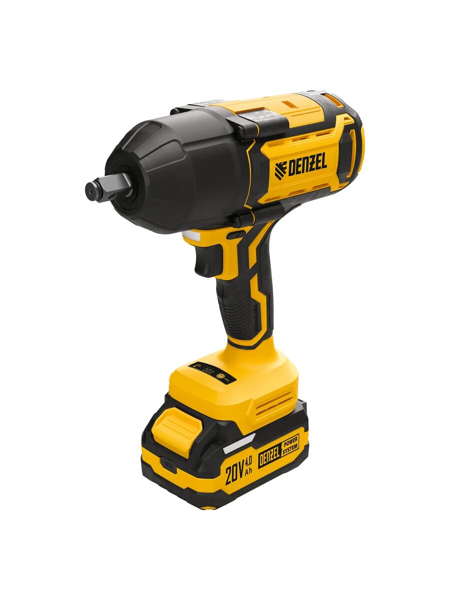 Гайковерт ударный аккумуляторный бесщет. CIW, DENZEL, 26528