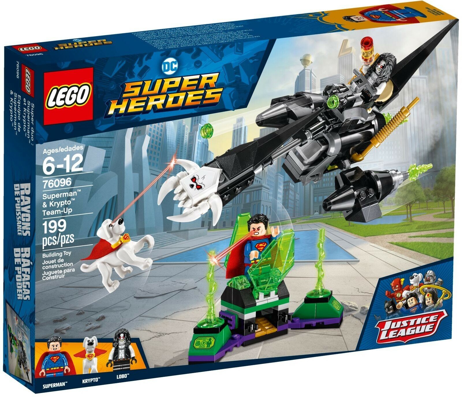 Конструктор LEGO Лего 76096 Супермен и Крипто объединяют усилия