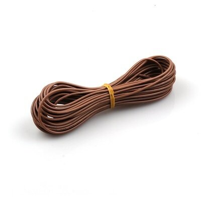 Провод 20 AWG 0,5 мм PVC до 105 градусов (21*0.14 мм ) коричневый