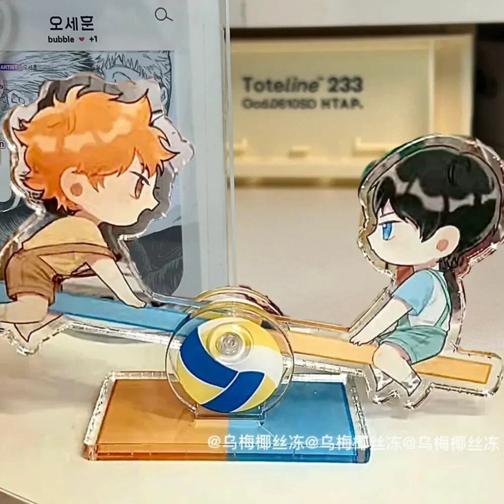 Мини Акриловый стенд Tobio Kageyama Фигурка Волейбол!