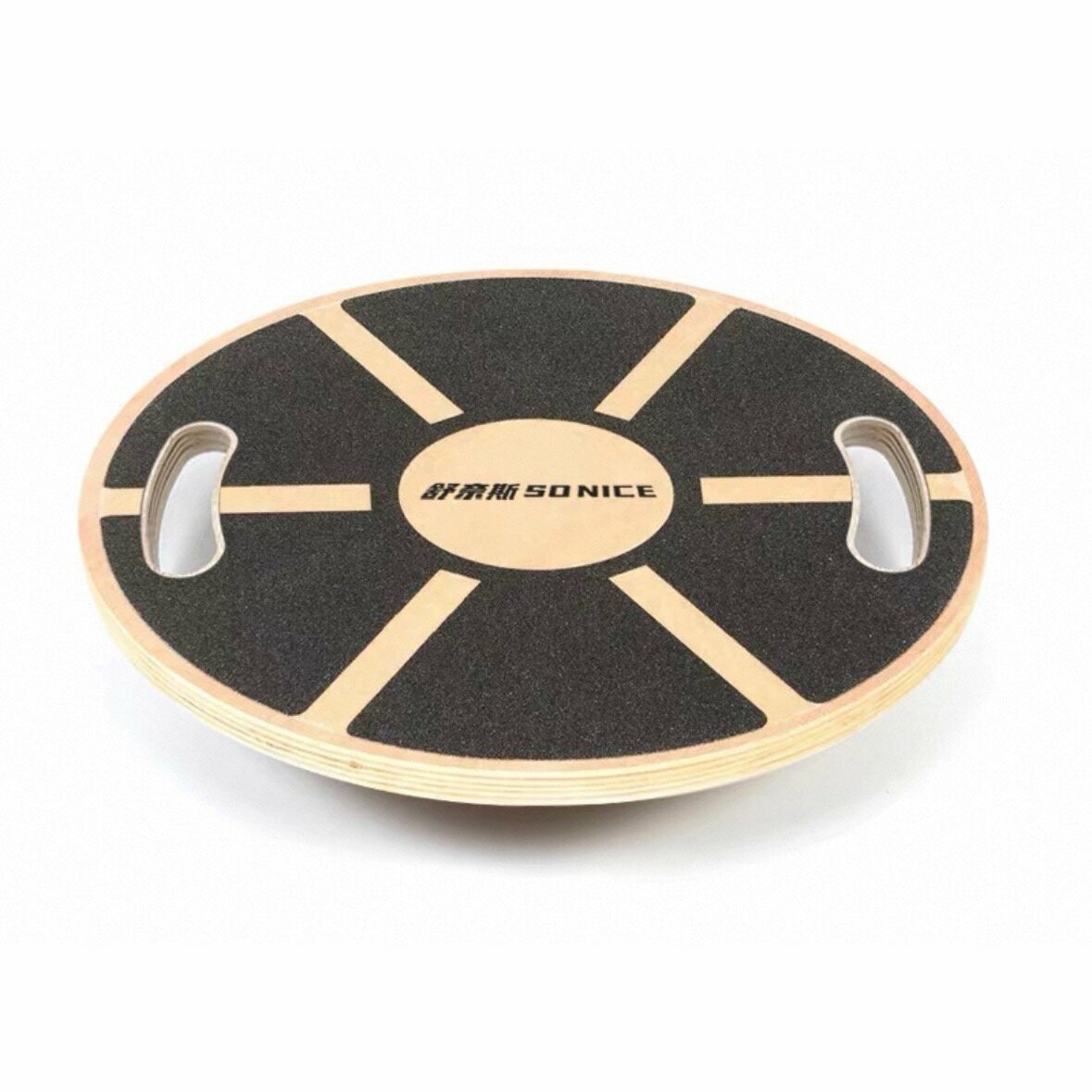 Балансировочный диск Sonice Wooden Balance Board Handle Style