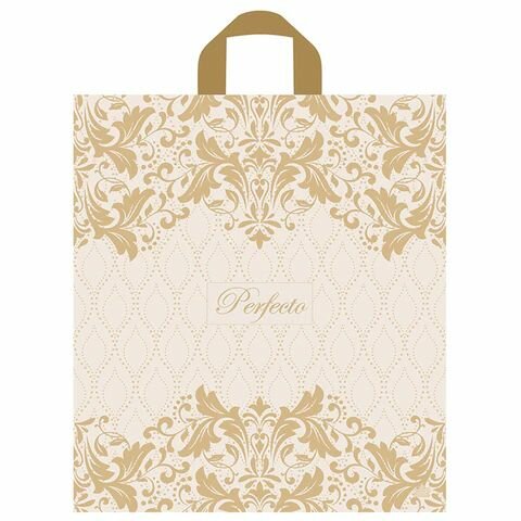 50 шт. Пакет с петлевой ручкой ПВД, 42х46 см, "Перфекто Мин", 95 мкм, н00255294