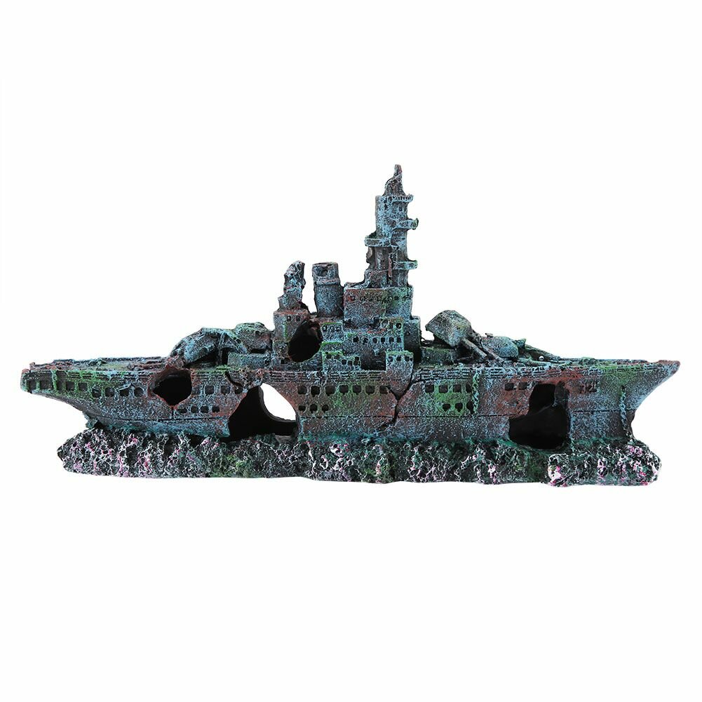 Корабль-обломки для декора аквариума