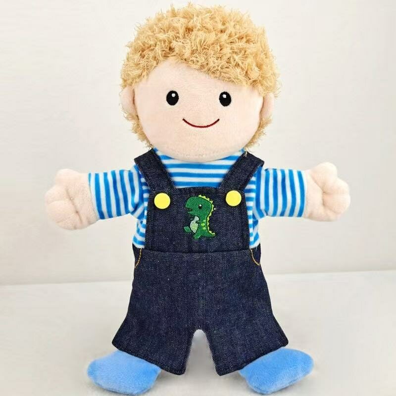Большие плюшевые куклы-марионетки для всей семьи, для детского сада, ролевых игр, милые куклы с открытыми ртами, детские ролевые игры.