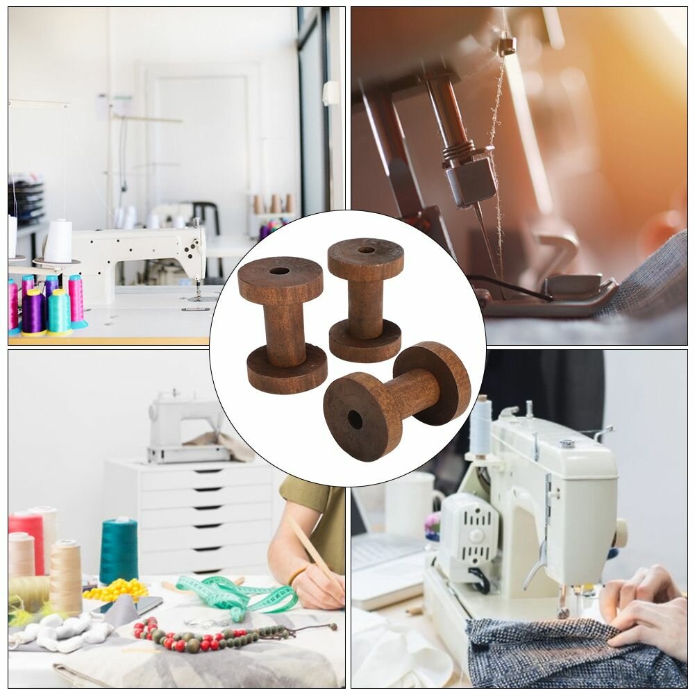 Деревянная катушка для рукоделия