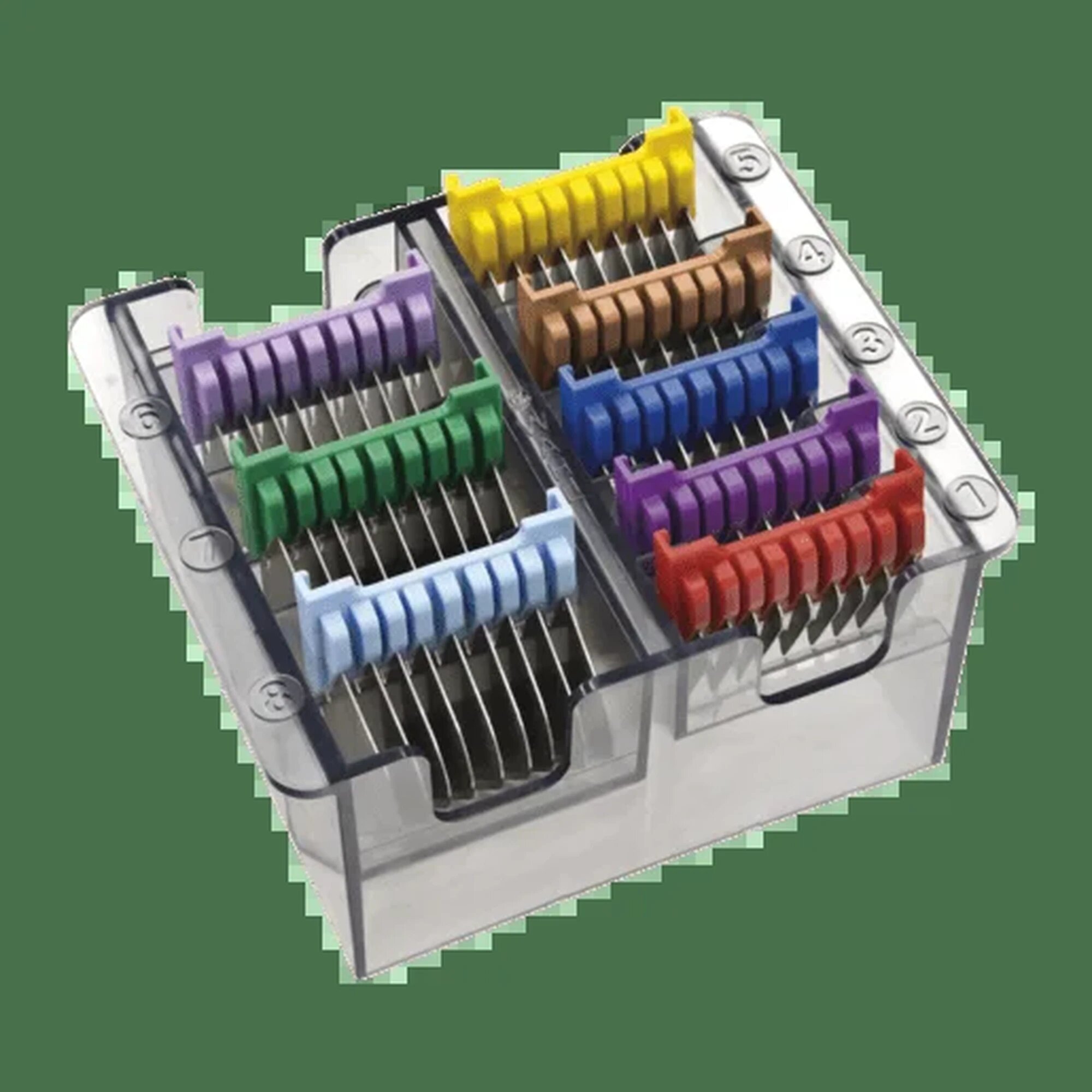 Набор металлических насадок Moser 3/6/10/13/16/19/22/25 мм 1233-7050