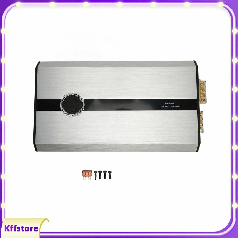 Автомобильный радиоусилитель, 4-канальный, стерео, высокой мощности, HD, аксессуар VA604