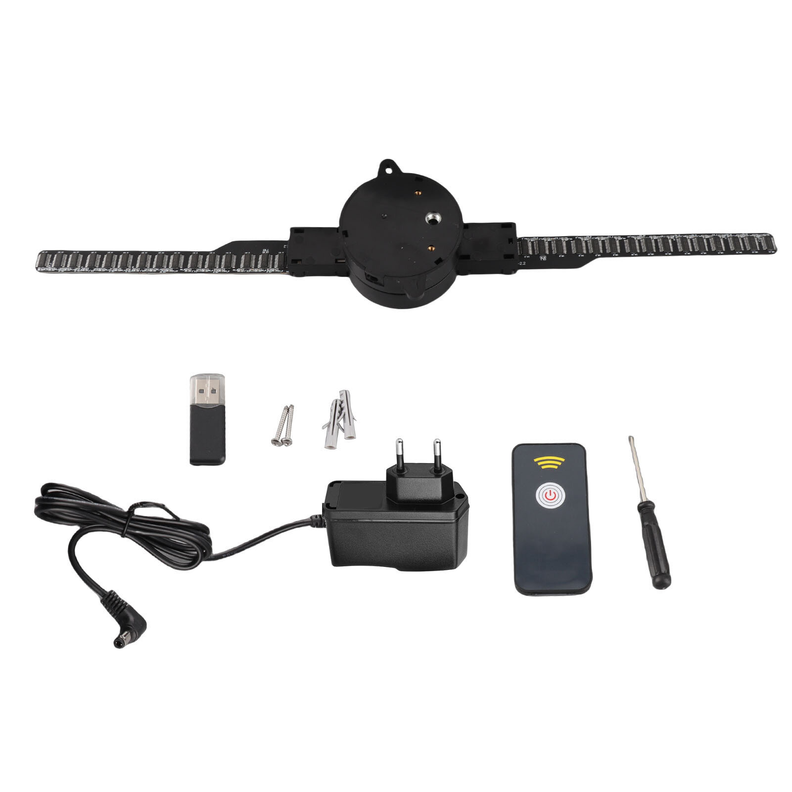 3D голографический вентилятор 2000x224, 224 светодиода, поддержка Wi-Fi, приложение, проектор, рекламный дисплей, 16,1 дюйма