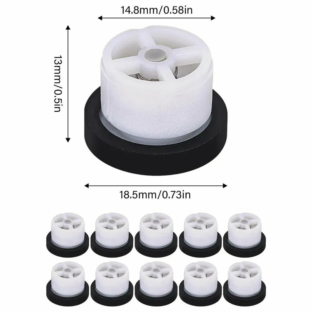 1 комплект из 10 смесительных клапанов, обратный клапан для разбрызгивателя, душа-4 точки