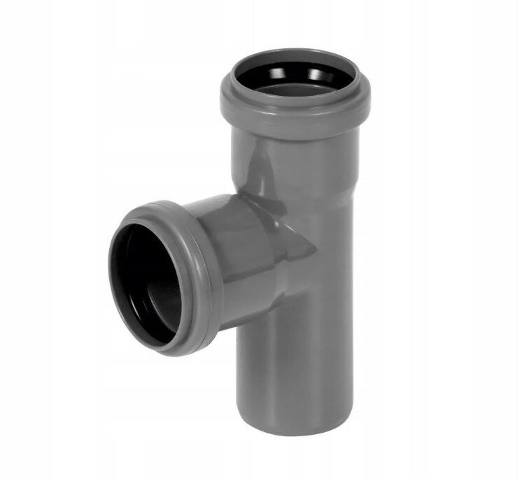 Тройник PRO AQUA 50 мм, угол 87 градусов, канализационный