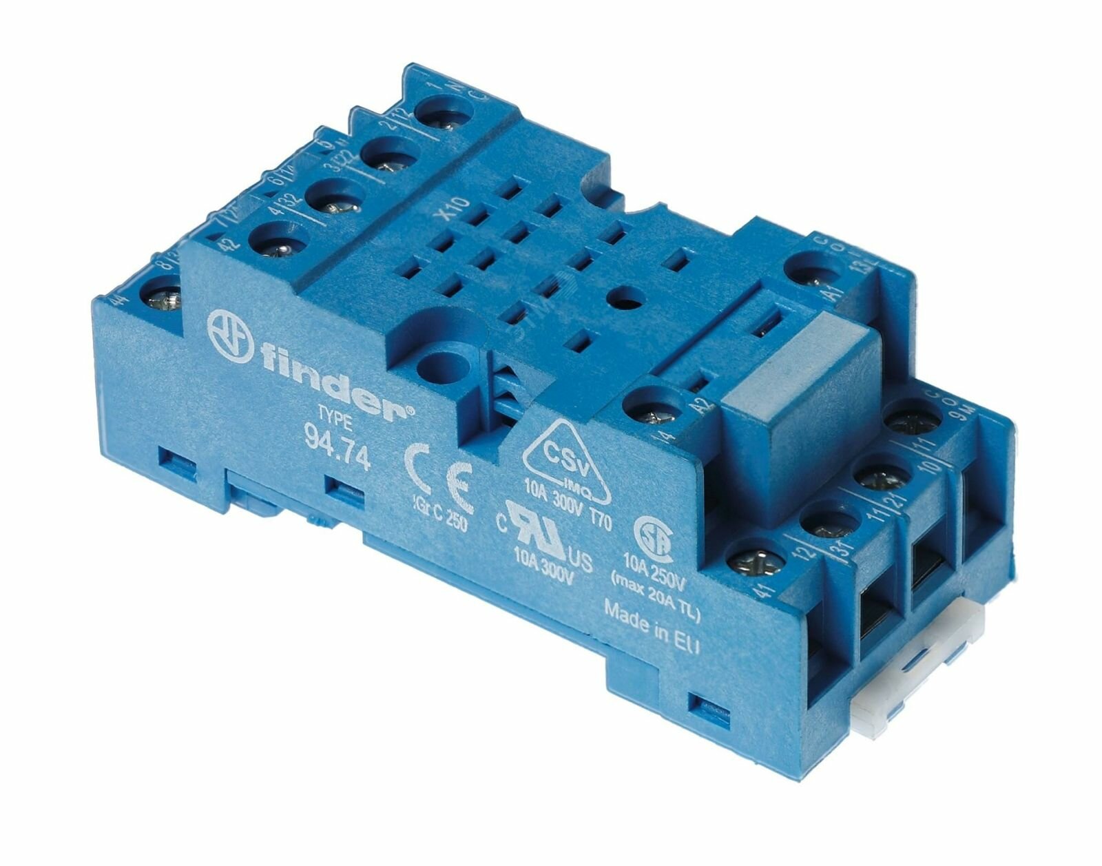 Розетка FINDER с винтовыми клеммами под шайбу, для реле и таймеров, применяются монтажные модули