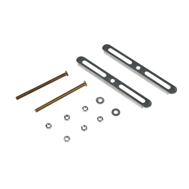 Комплект креплений Jazzway для реечного потолка, длина 130 мм, 2 шт в комплекте, стальные