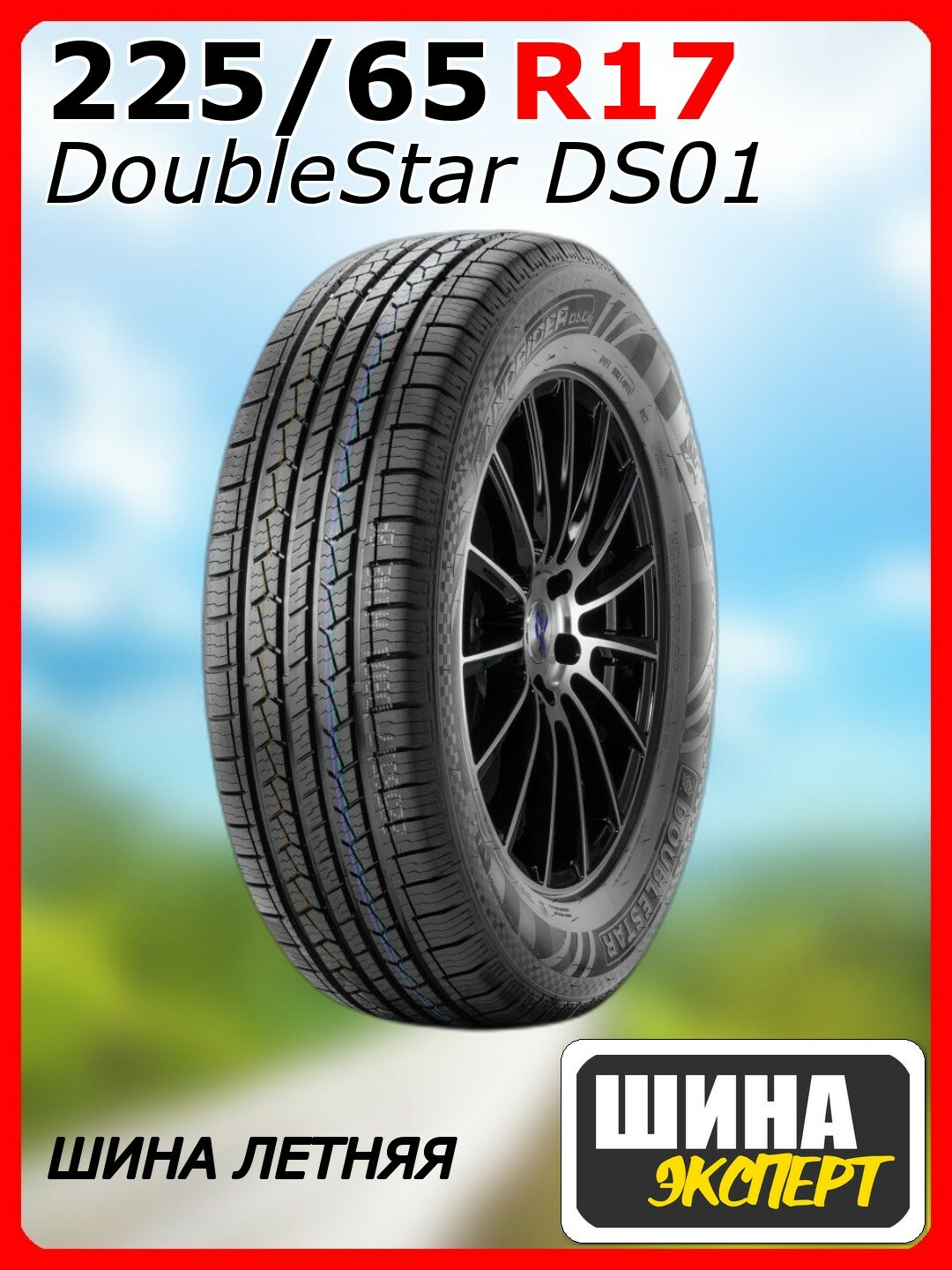 Шина летняя DoubleStar 225/65/17 T 102 DS01 для легковых автомобилей 1PP02256517E3PCBDA