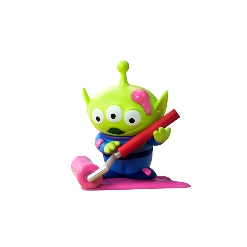 POP MART Disney Pixar Alien Immersive Experience Collection, Confirmed-Immersive Powder Brush Artisan (Open)
