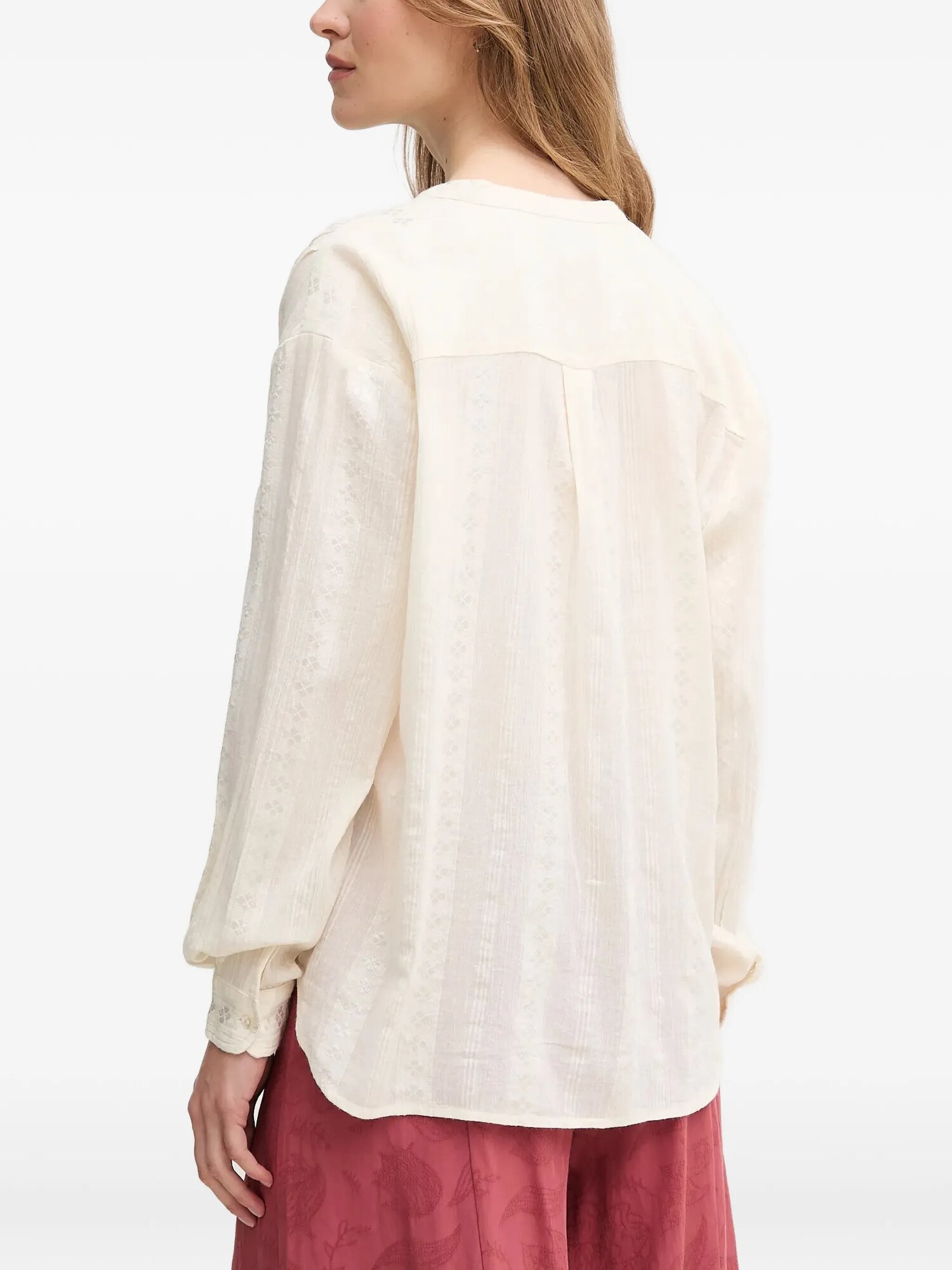 Блуза HOSS Floral-embroidered blouse, размер 44, разноцветный — фото 1