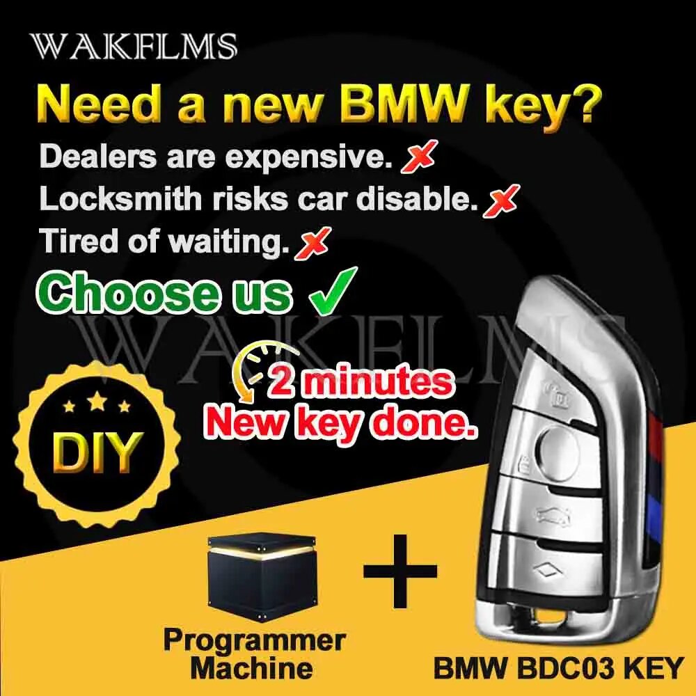 BMW BDC03 Keyless Go Smart Car Key DIY Program